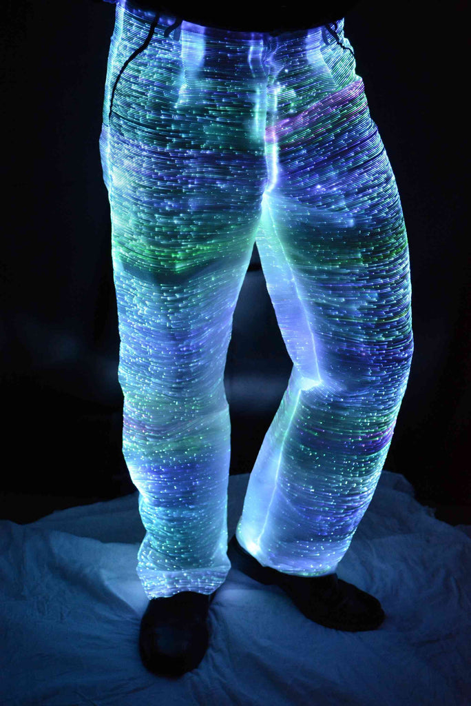 LED Light Up Pants & Fiber Optic Men's Suit Pants | TrYptiX Fashion